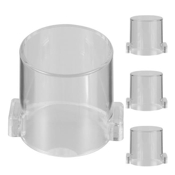 4 Pcs Button Protective Guard Emergency Stop Cover Transparent ...