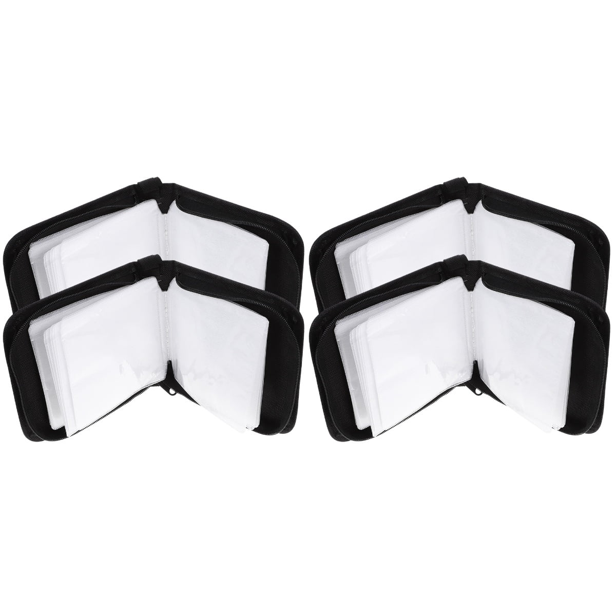 4 Pcs CD Wallet CD Case Portable DVD Hard Storage Case Holder CD ...