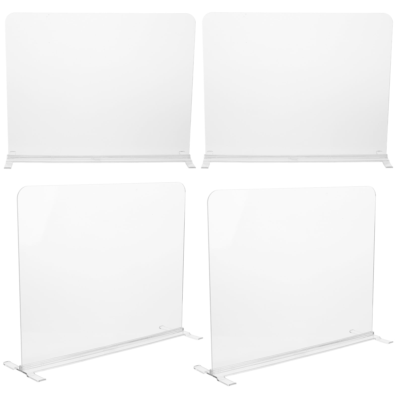 4 Pcs Cabinet Divider Clear Closet Shelf Divider Clear Drawer Dividers ...