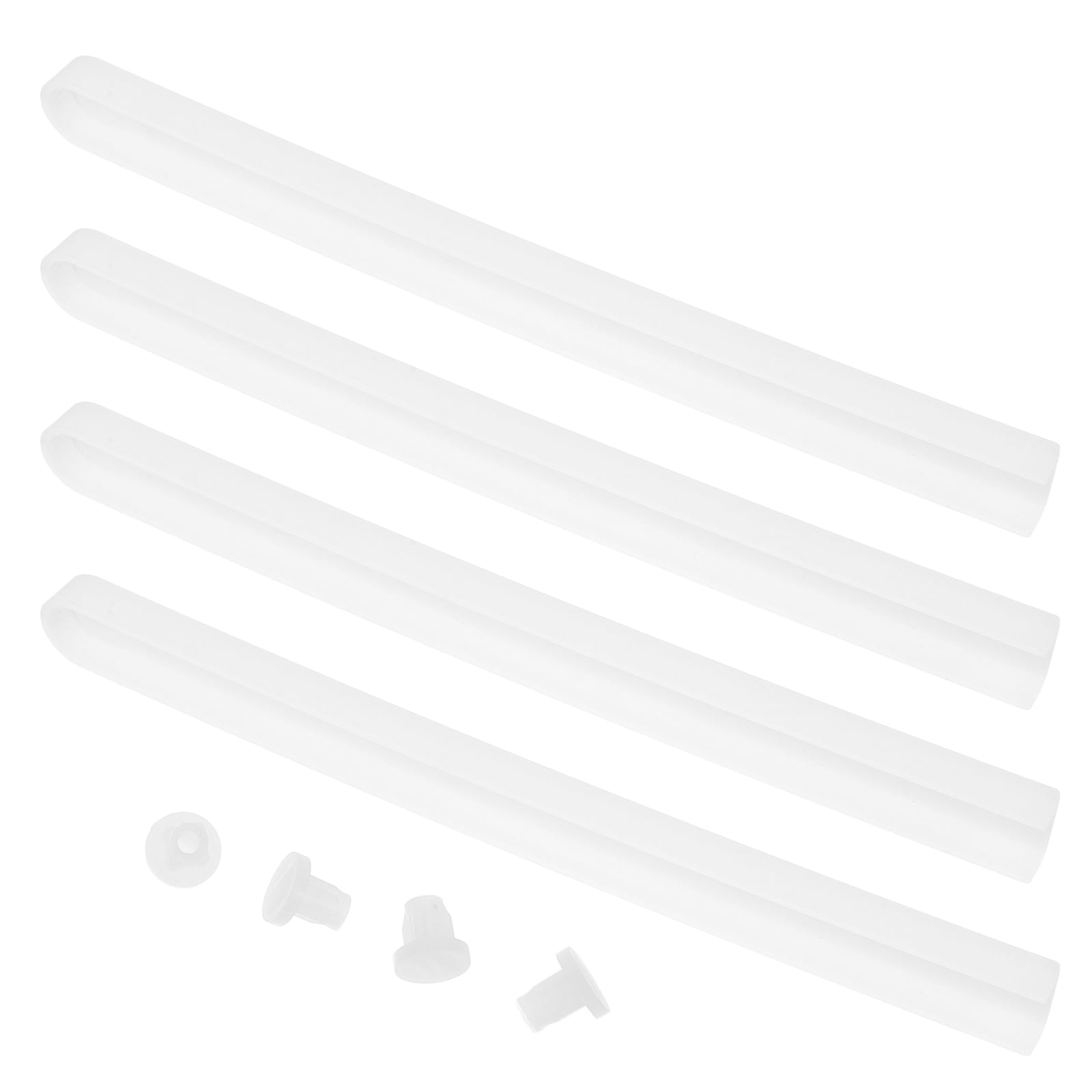 4 Pcs Cabinets Track Vanity Drawers Silent Slides Glides and Scanner ...