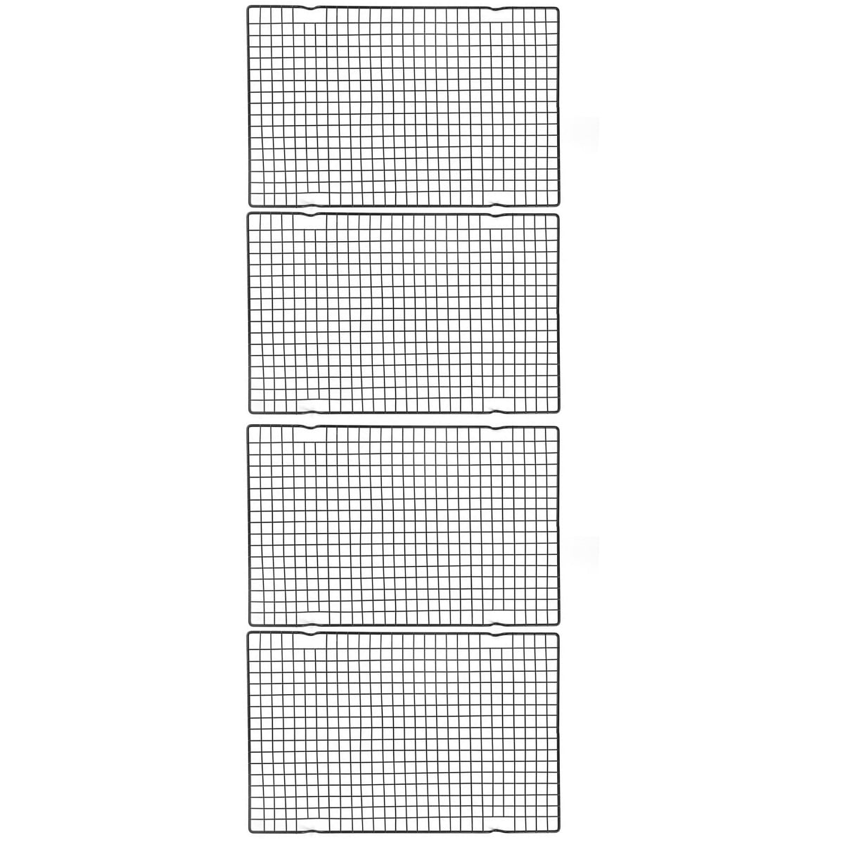 4 Pcs Cake Cooling Rack Baking Supplies Stainless Steel Racks Cookie ...