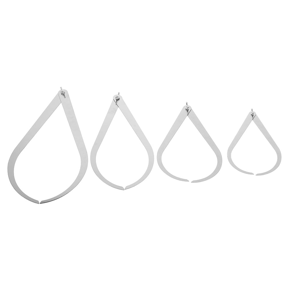 4 Pcs Caliper External Calipers Ceramic Measuring Tool Clay Sculptures ...