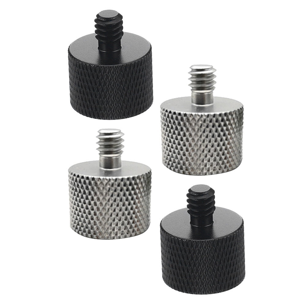 4 Pcs Camera Monitor Screw Mic Stand Mics Microphone Adapter - Walmart.com