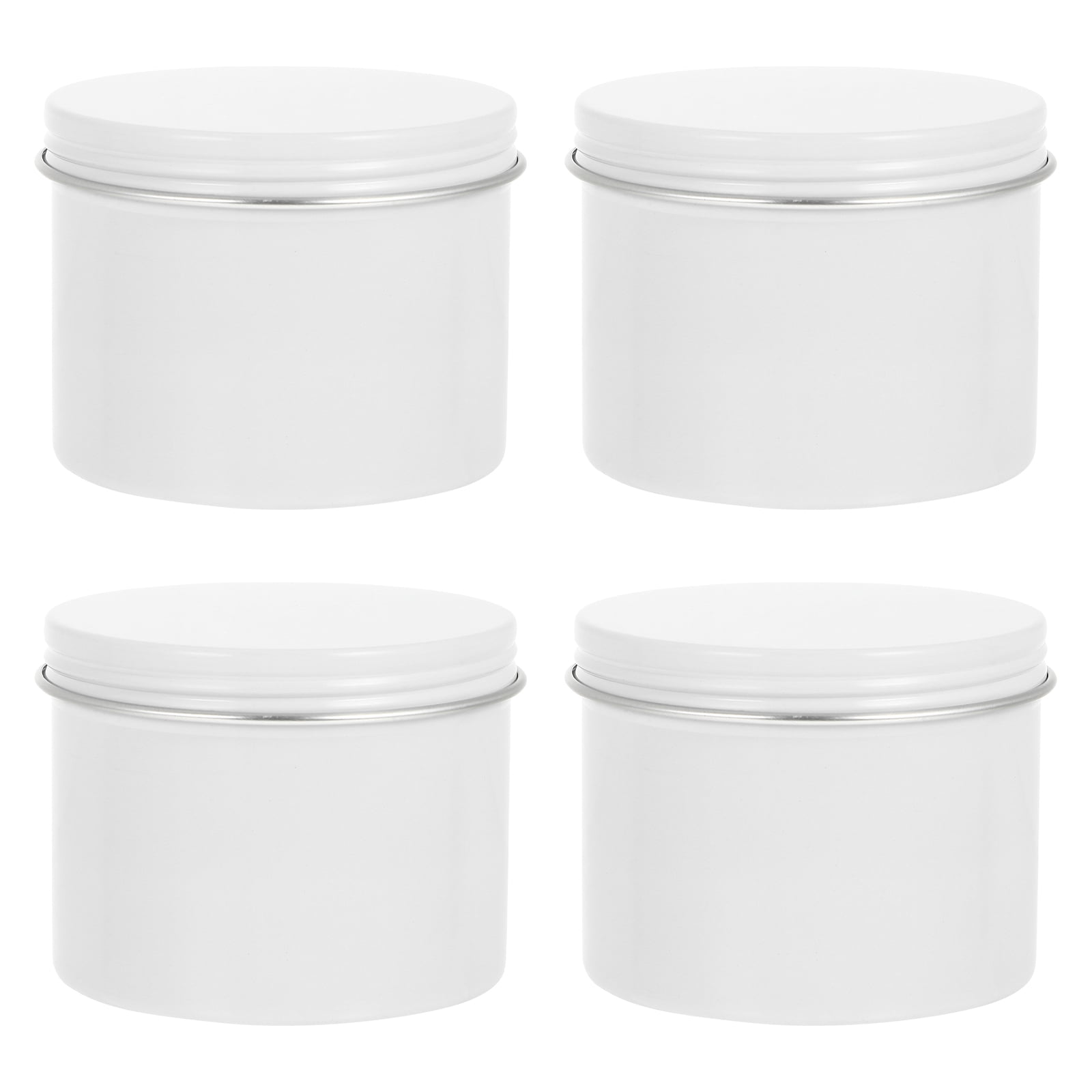 4 Pcs Candle Jar 120ml Aluminum Storage Can DIY Candle Aluminum Cans ...