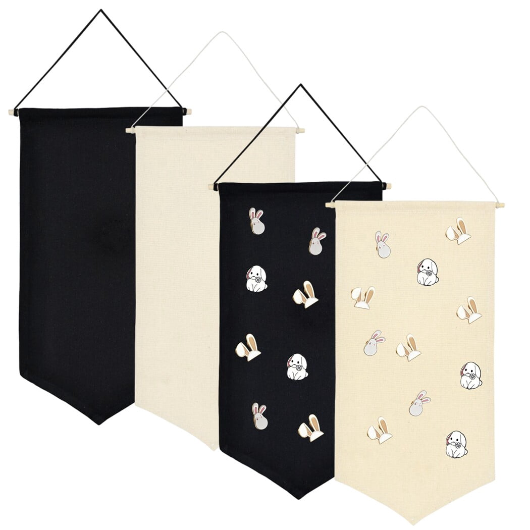 4 Pcs Canvas Banners, Wall Display Banners, Wall-Mounted Canvas Banners ...