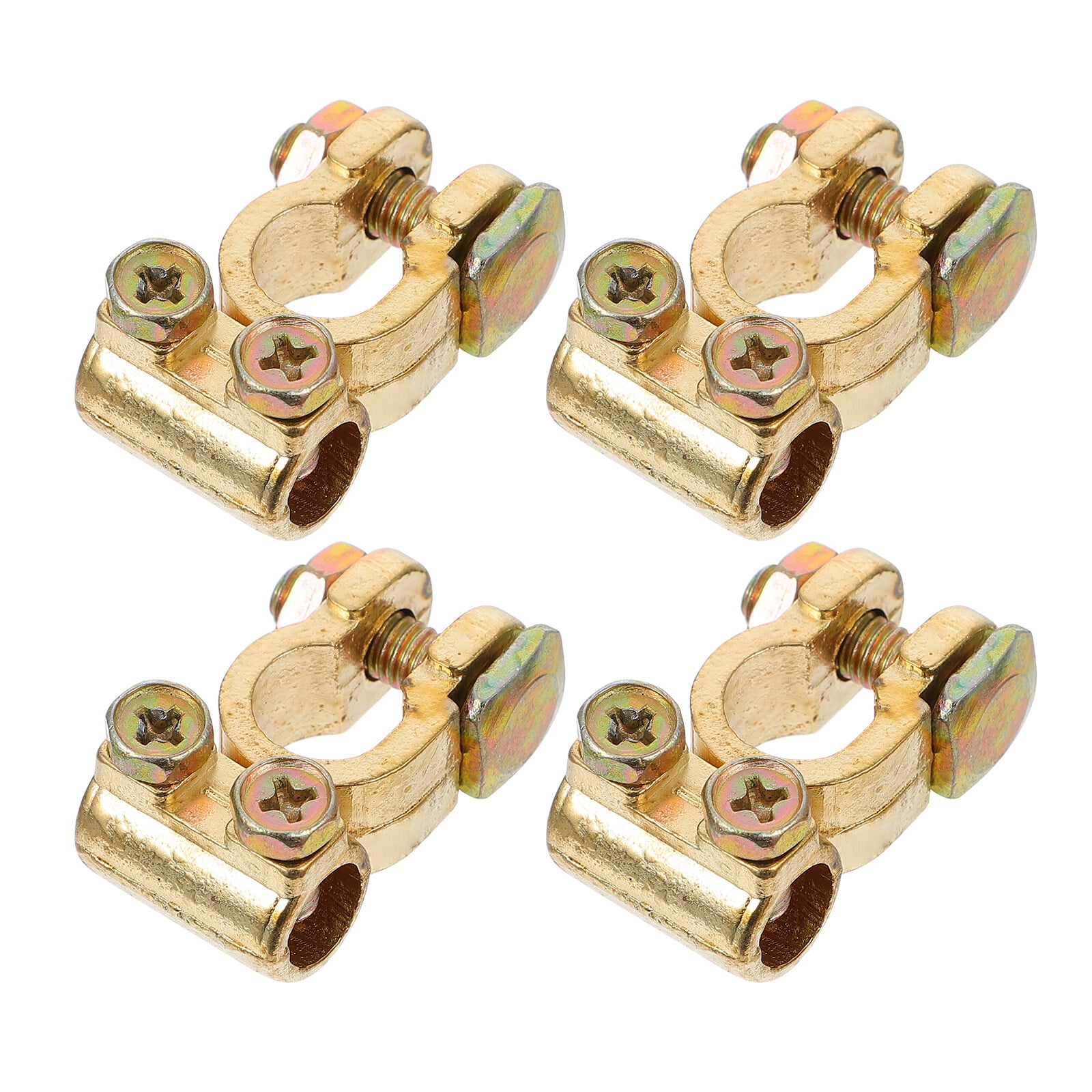 4 Pcs Car Battery Clip Buckle Terminal Connector Clamp Automotive ...