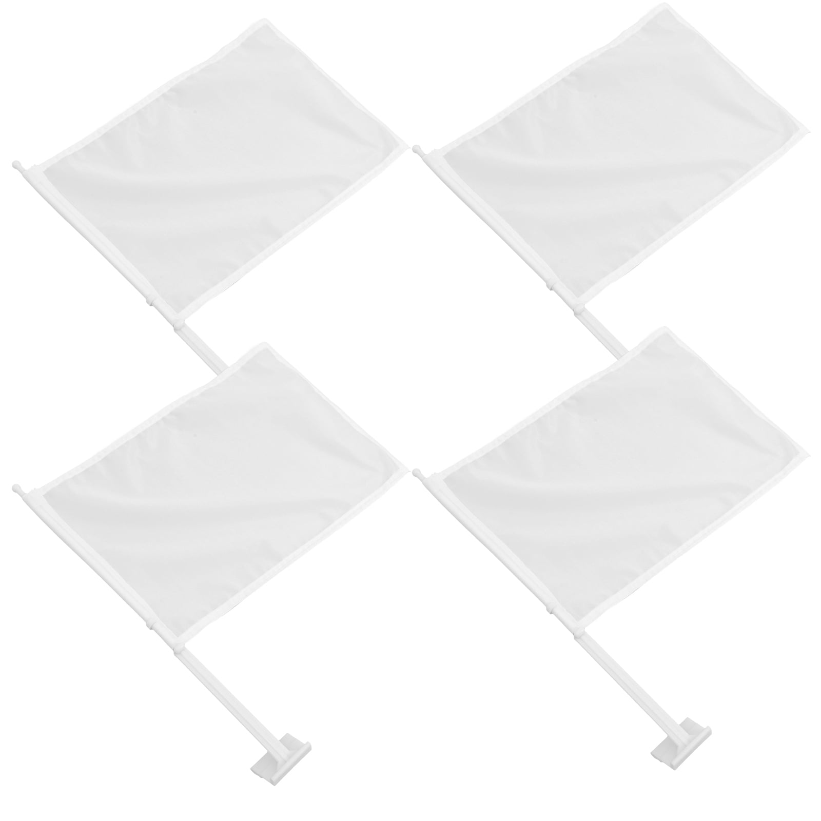 HEMOTON Blank DIY Handheld Signal Flags with Comfortable Grip for Decor ...