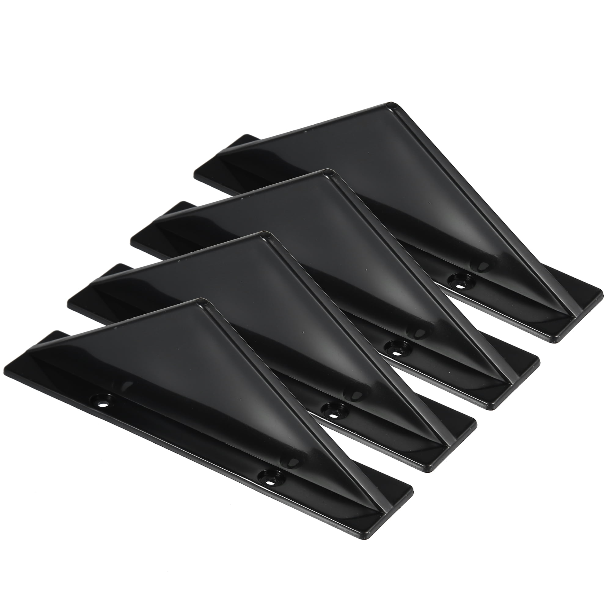 4 Pcs Car Diffuser Universal Shark Fin Spoilers Rear Spoiler Wing ...