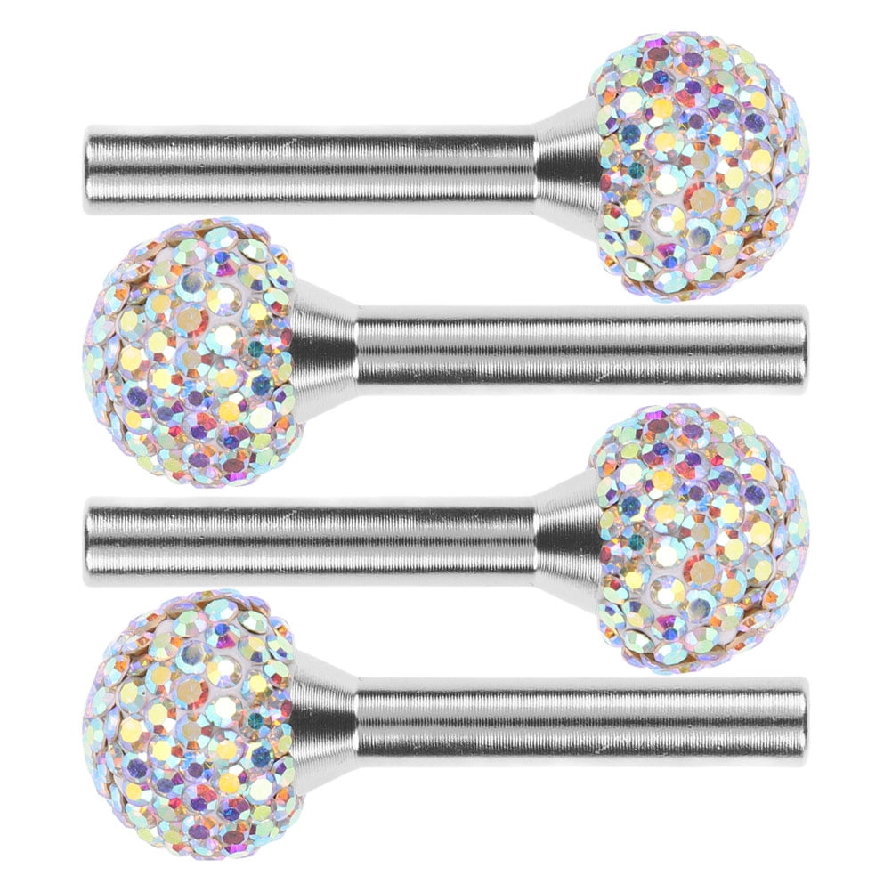 4 Pcs Car Door Latch Universal Lock Knobs Rhinestone Auto Pull Pins ...