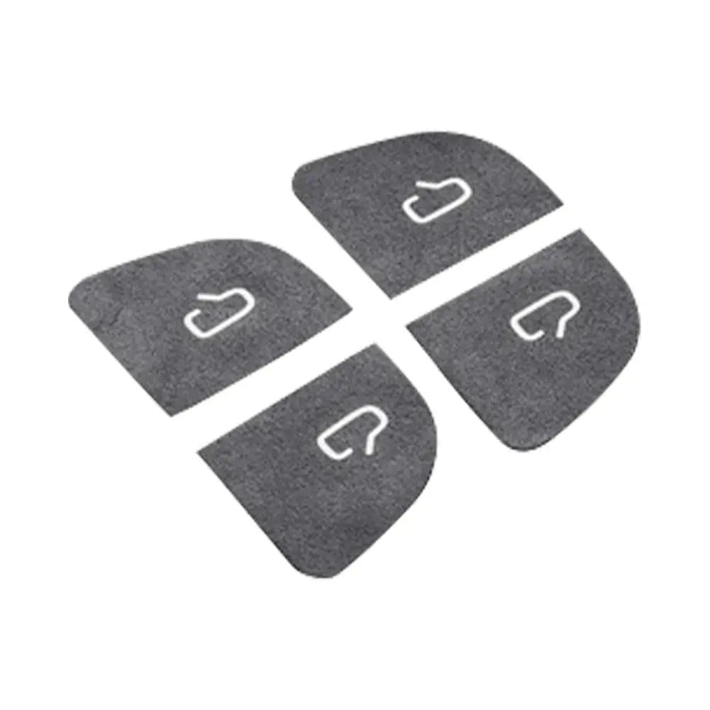4 Pcs Car Door Switch Patch Styling Interior Modified Sticker for Tesla ...