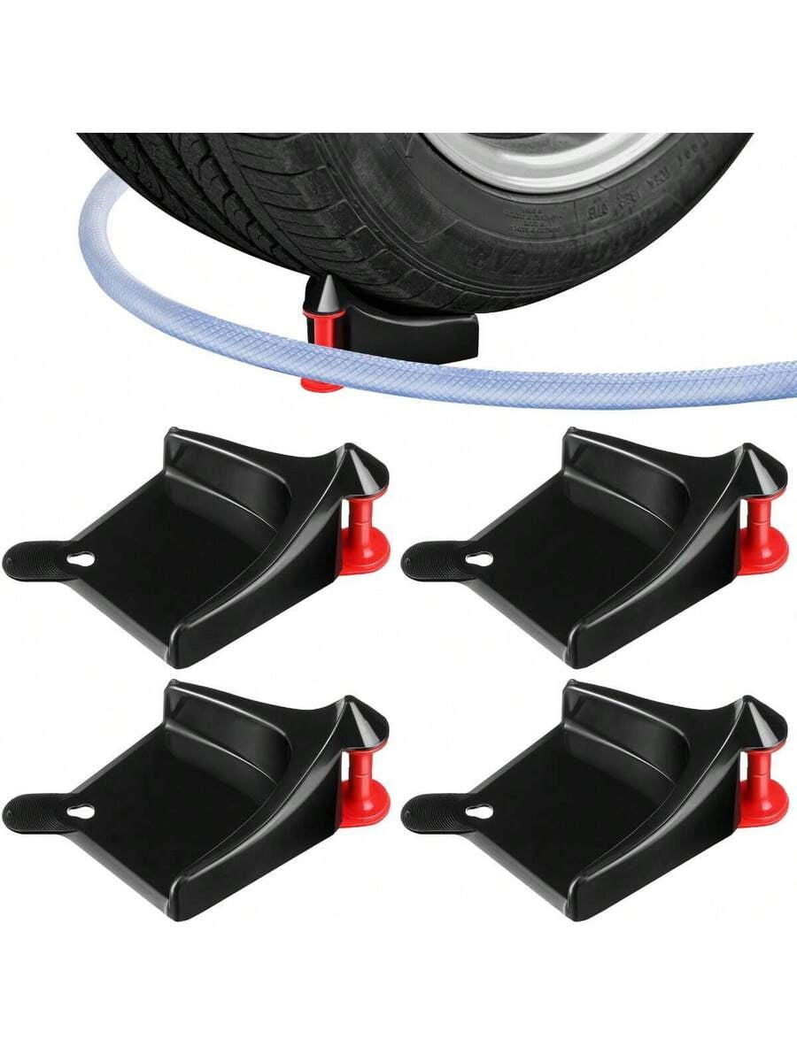 4 Pcs Car Hose Guide，Tire Hose Roller For Car Washing，Prevents Washer ...