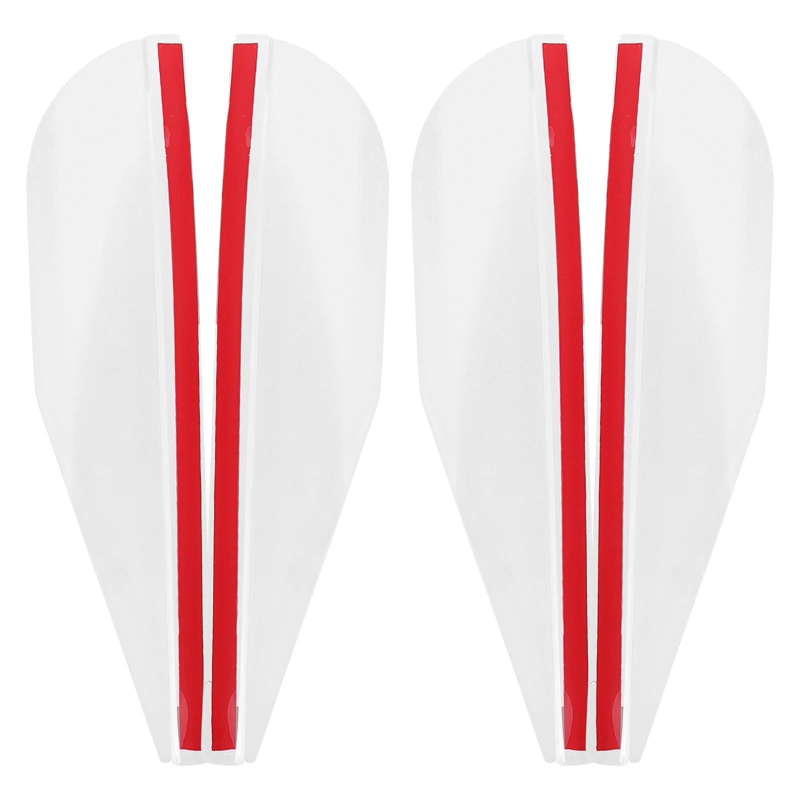 4 Pcs Car Mirror Rain Protector Shield Door Anti-collision Strip ...