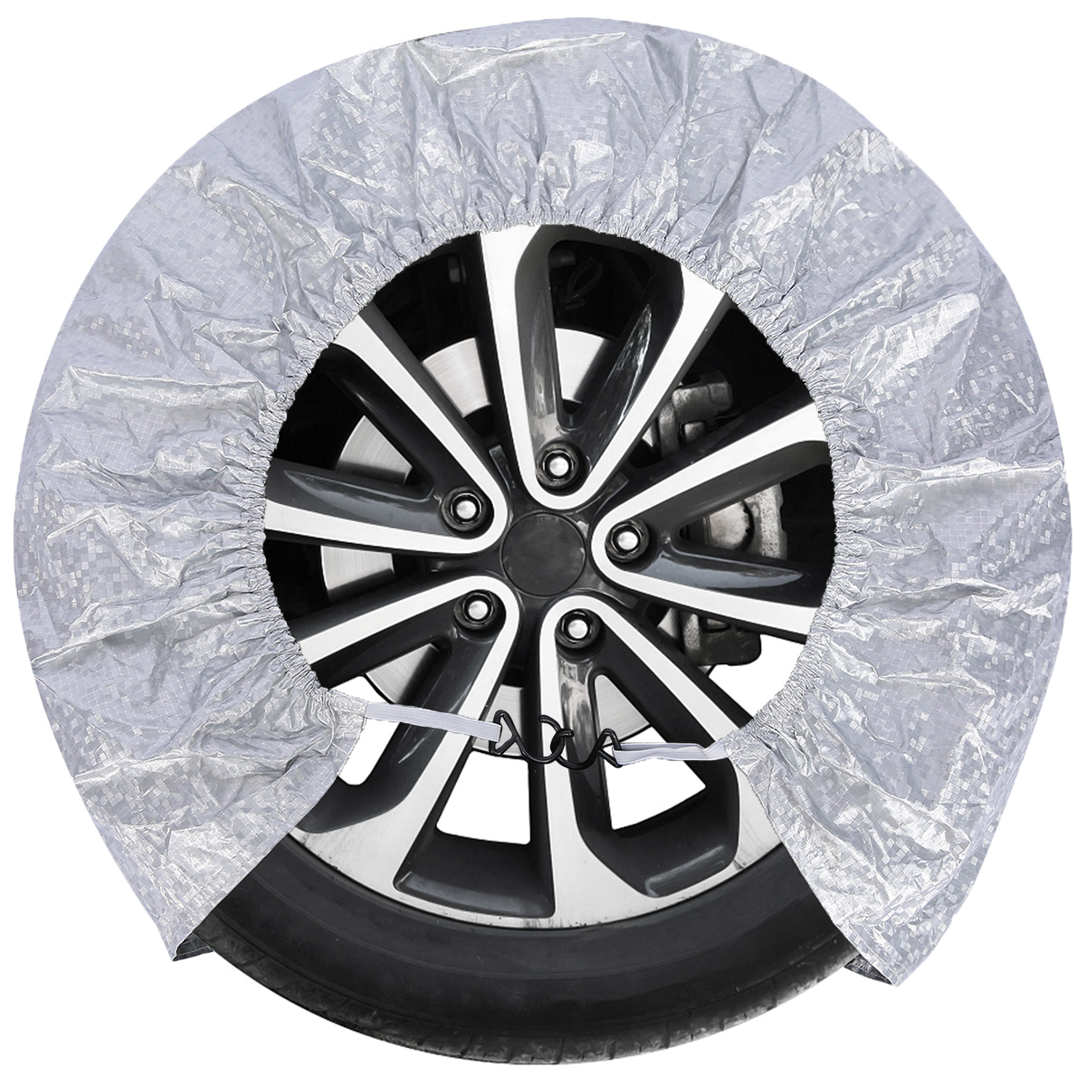 COOPHYA Trailer Tire Cover Silver 27.5X23.6X0.4In - Walmart.com