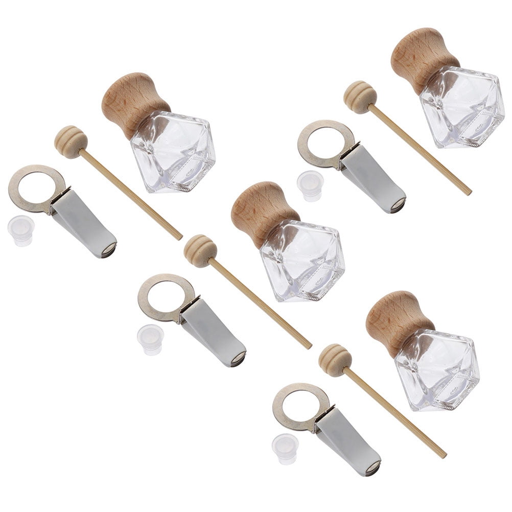 4 Pcs Cars Air Diffuser Essential Oil Reed Diffuser Essential Oil Car ...