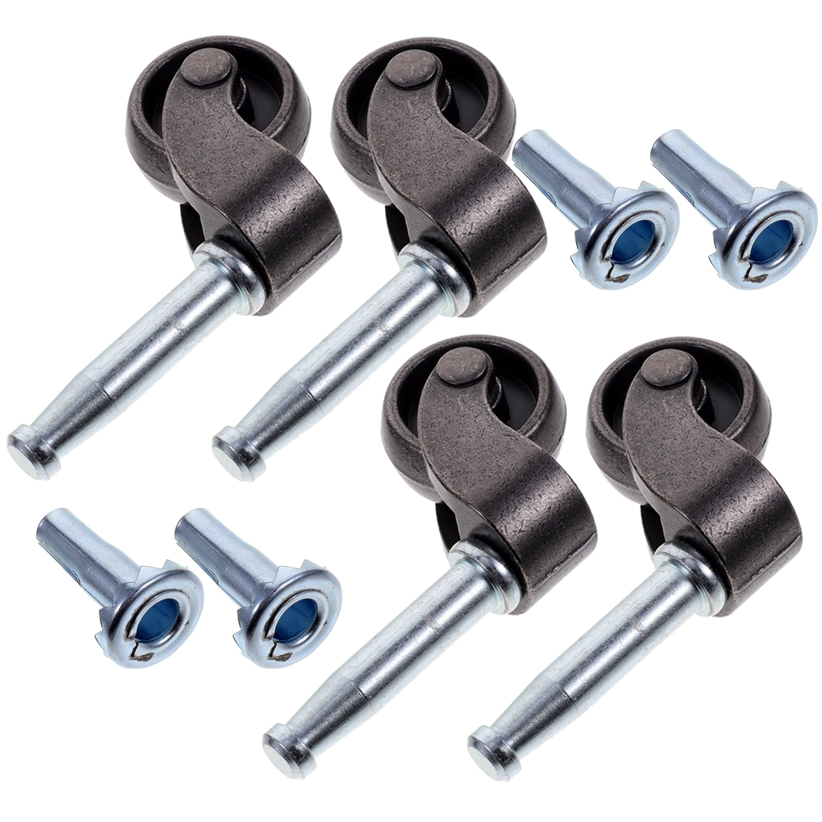 4pcs Furniture Caster Wheels Universal Metal Desk Chair Casters ...