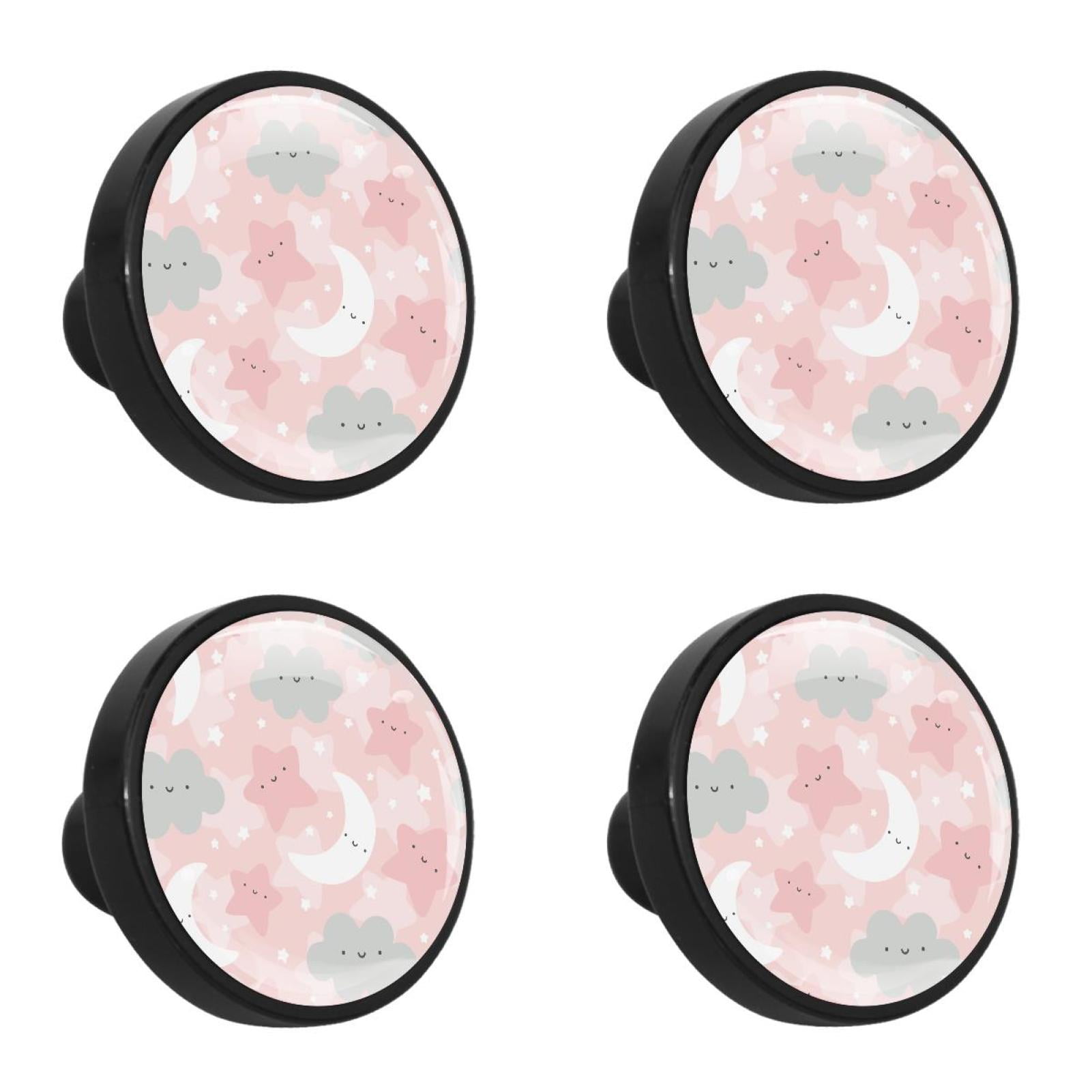4 Pcs Cartoon Cloud Moon Stars Knobs for Kitchen Cabinet Cupboard ...