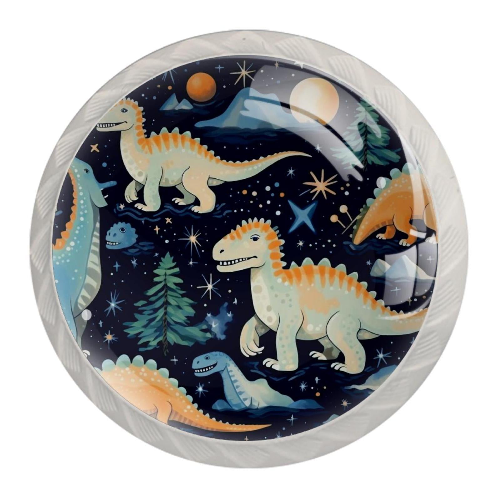 4 Pcs Cartoon Dinosaur Knobs for Kitchen Cabinet Cupboard Dresser ...