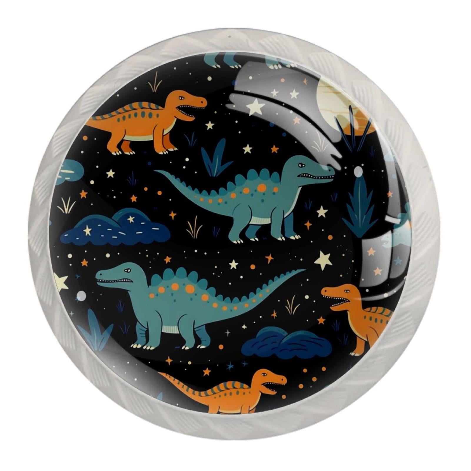 4 Pcs Cartoon Dinosaur Knobs for Kitchen Cabinet Cupboard Dresser ...
