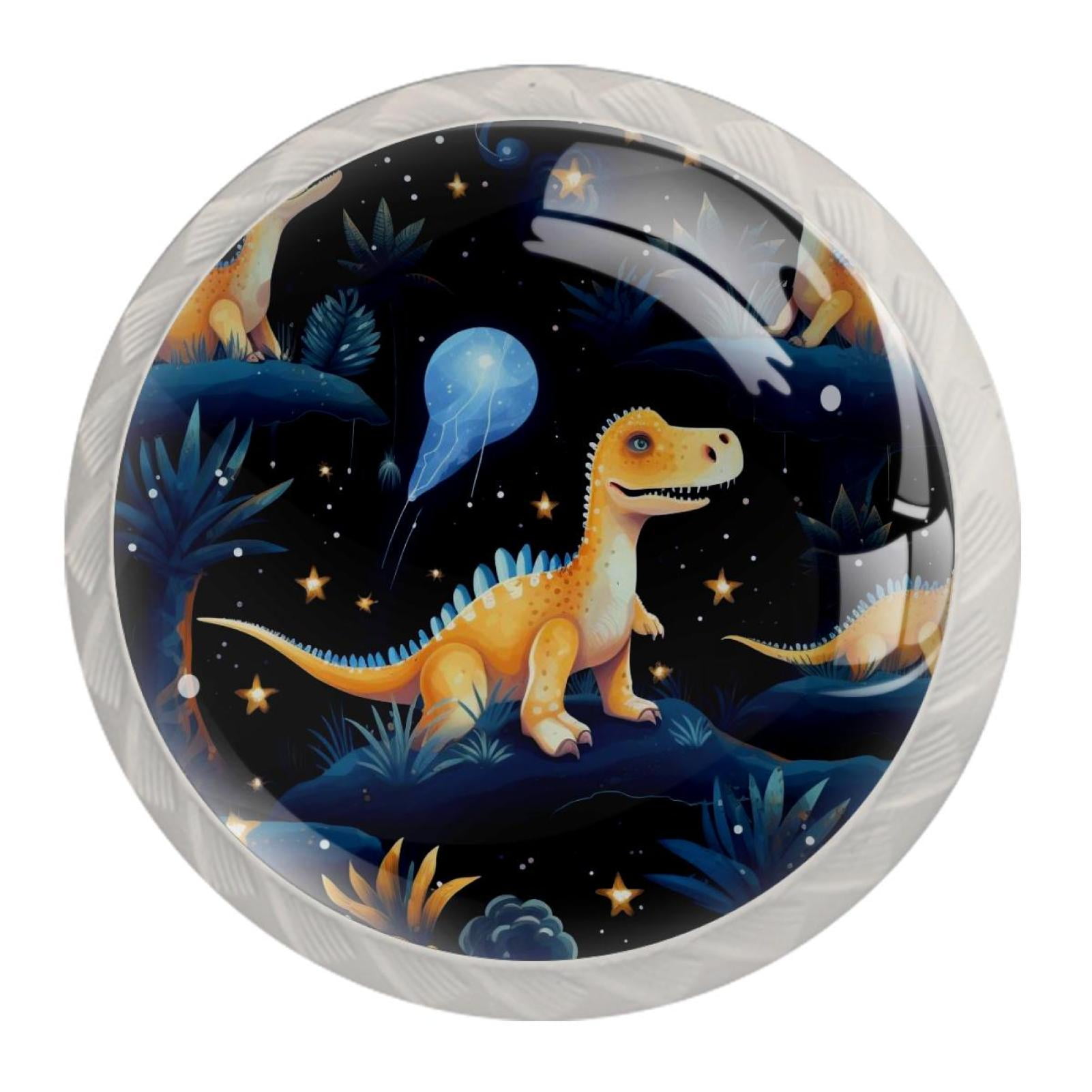 4 Pcs Cartoon Dinosaur Knobs for Kitchen Cabinet Cupboard Dresser ...
