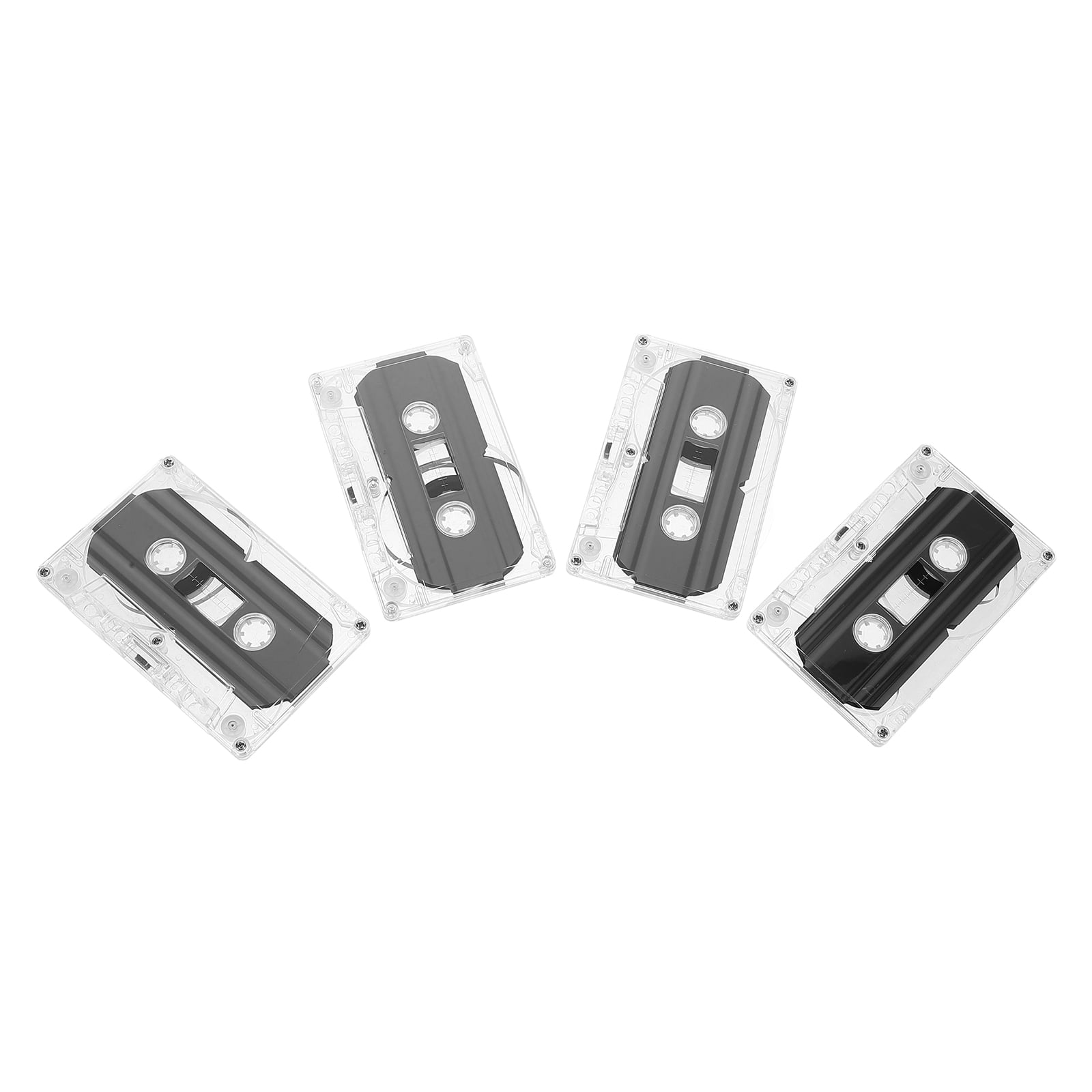 4 Pcs Cassette Tape Recorder Microcassette Tapes Transparent - Walmart.com
