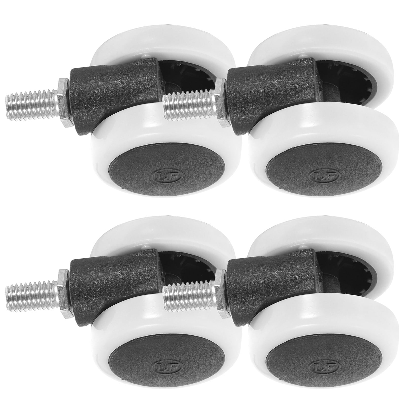 4 Pcs Caster Set Rubbish Bin Caster Wheels Mini Casters Mini Wheels ...