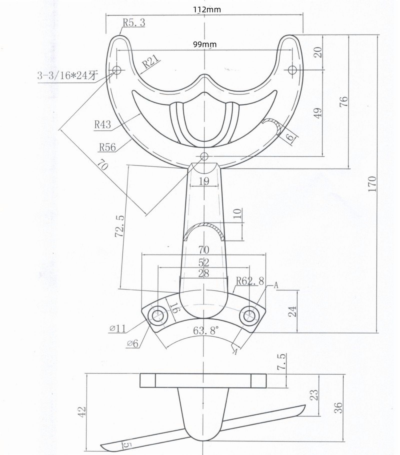4 Pcs Ceiling Fan Blades Arms Replacement, Fan Blades Replacement ...
