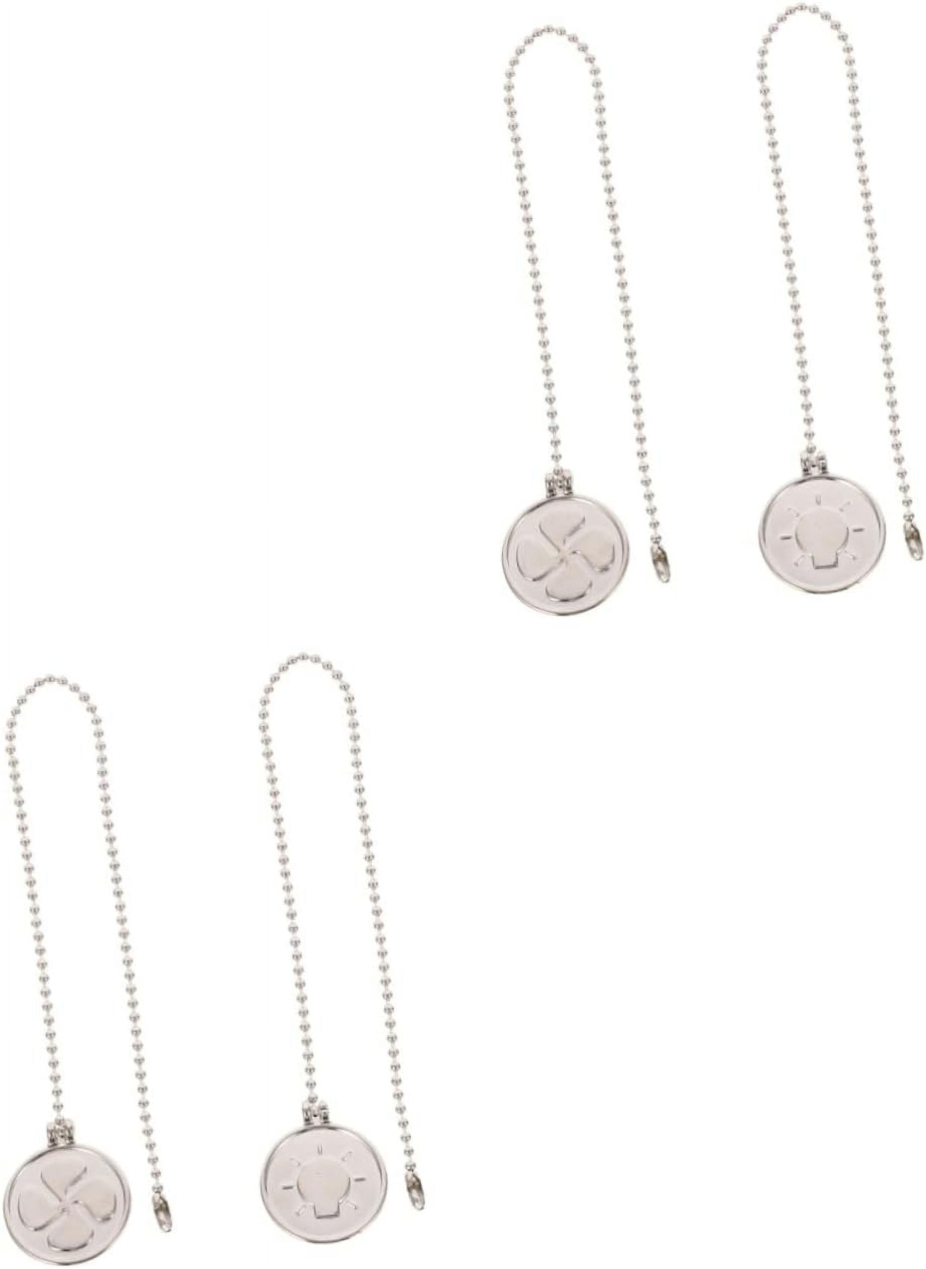 4 Pcs Ceiling Fan Lighting Zipper Metal Fans Light Bulb Fan Decora ...