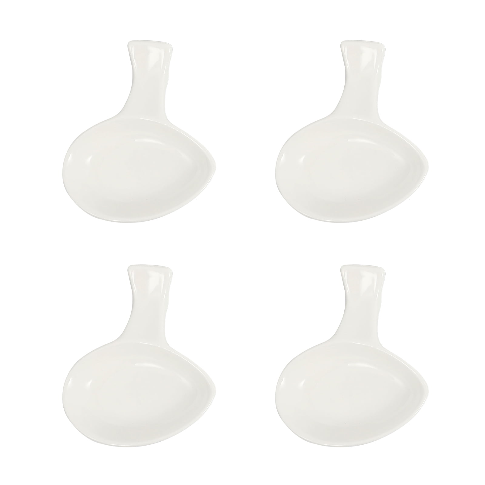 4 Pcs Ceramic Chopstick Rest Dipping Dishes Appetizer Plate Snacks Bowls Soy Sauce - Walmart.com