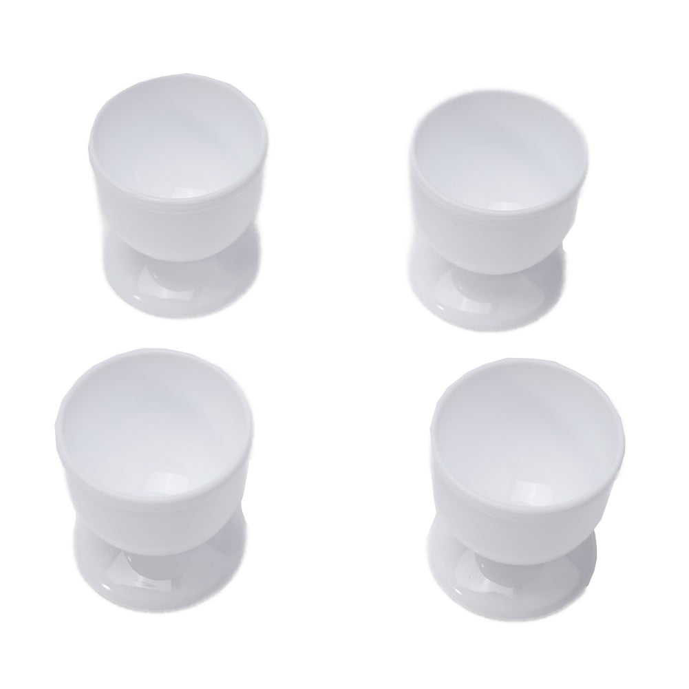 4 Pcs Ceramic Egg Cup Ceramic Single Egg Holder Egg Cup Tray Kitchen Gadget Egg Boiling Tool ...