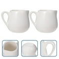 4 Pcs Ceramic Milk Jugs Durable Sauce Jugs Multi-purpose Milk Cup with ... 4 Pcs Ceramic Milk Jugs Durable Sauce Jugs Multi-purpose Milk Cup with ...