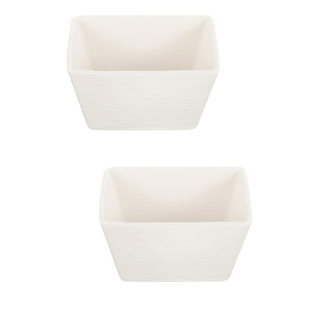 4 Pcs Ceramic Tea Bag Jars Coffee Sugar Cube Containers Cube Candy Jars ...