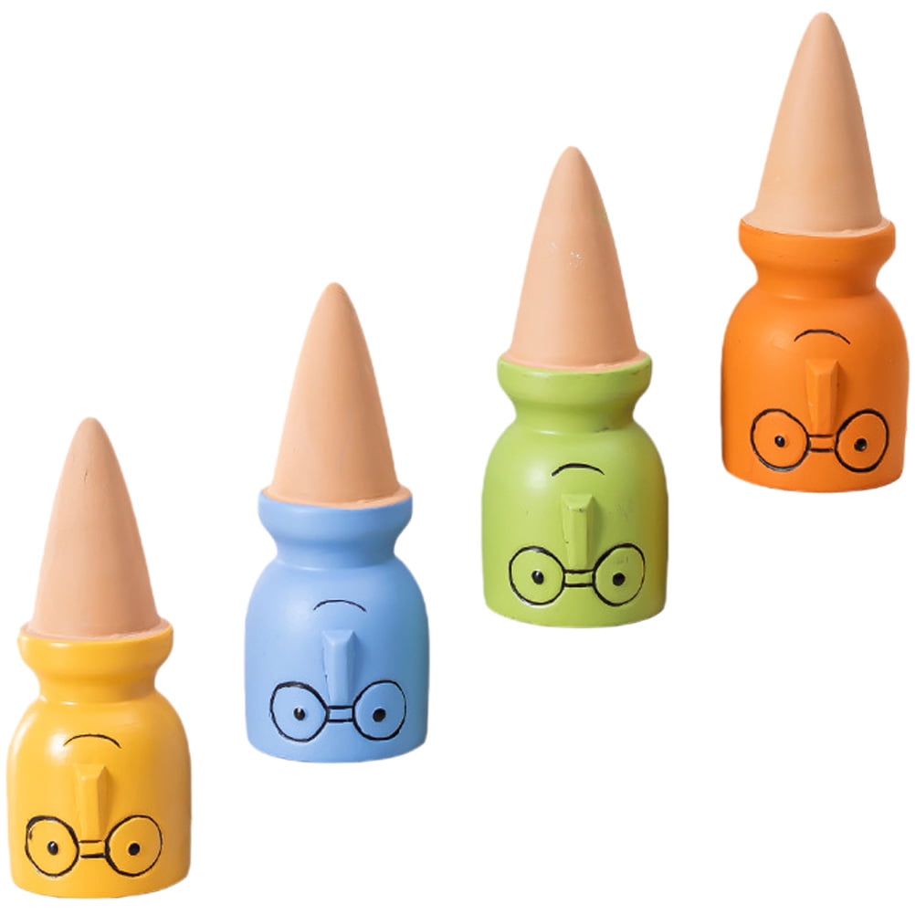 4 Pcs Ceramic Watering Spike Lazy Flower Waterer Plant Self Spikes ...