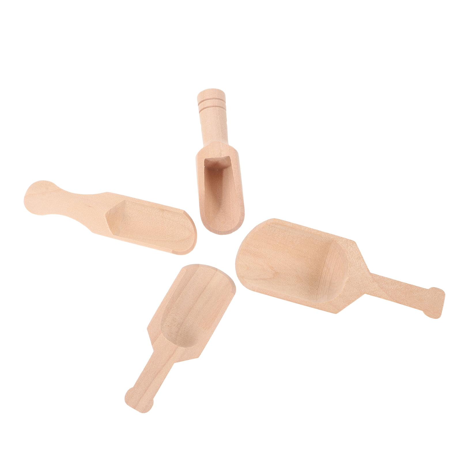 4 Pcs Cereal Coffee Bath Salt Spoon Flour Spoons Kung Fu Tea Small ...