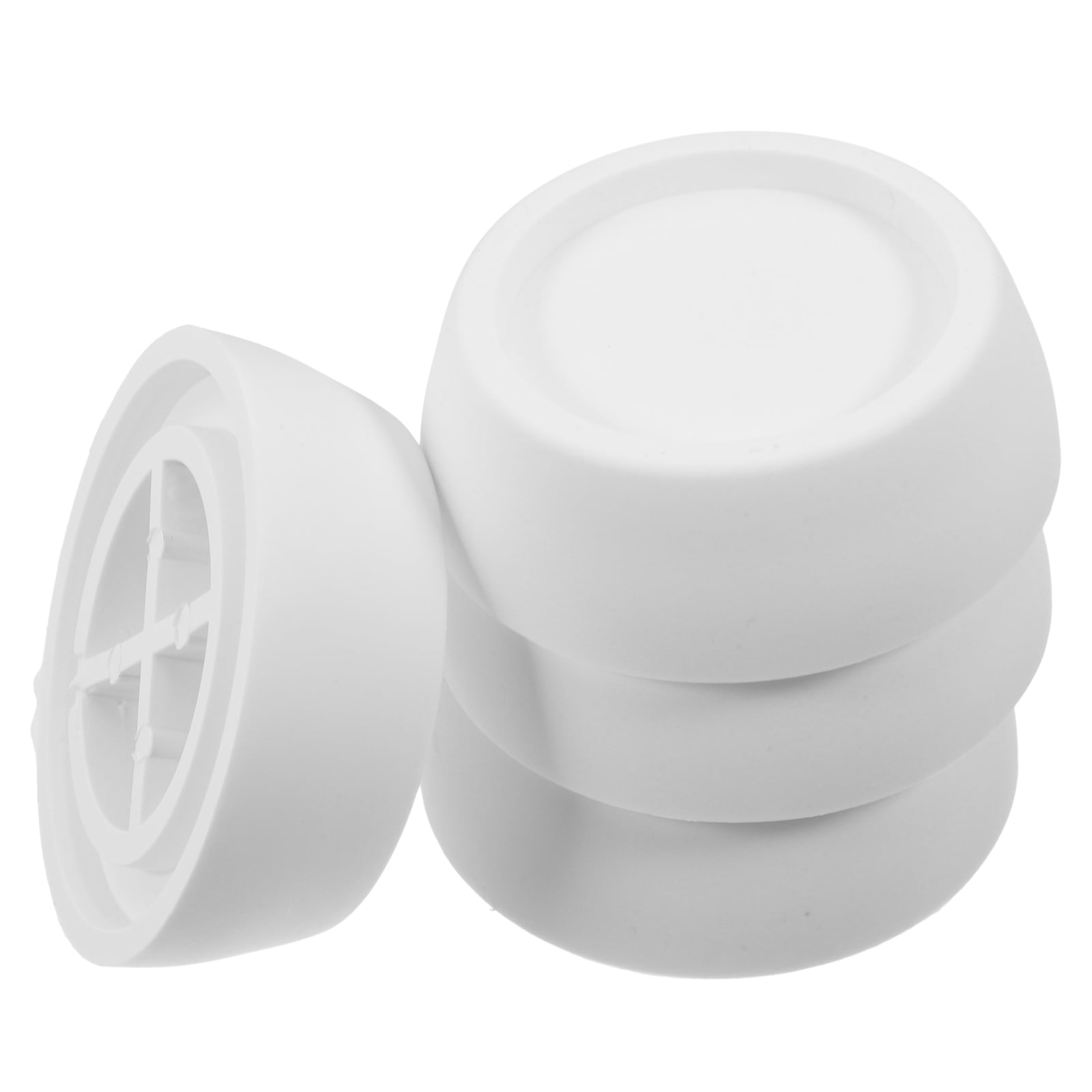 4 Pcs Chair Leg Floor Protectors Anti-run Fixed Base 6.45X6.45X2.27CM White - Walmart.com