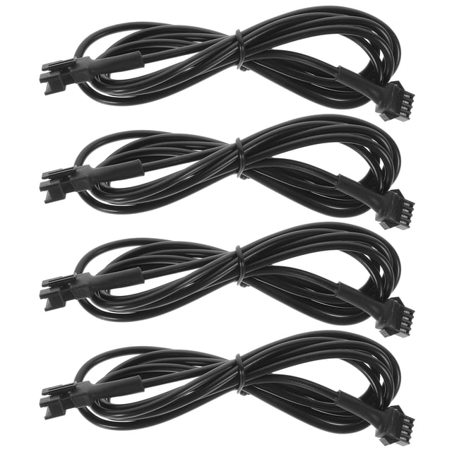 4 Pcs Chassis Light Extension Cord LED Strip Cable Extensions Cords ...