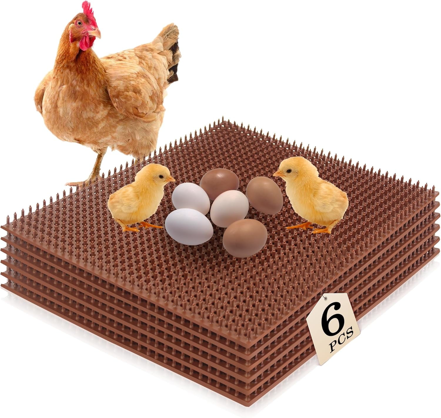 4 Pcs Chicken Nesting Pads, 12x12" Nesting Box Pads for Chicken Coop ...