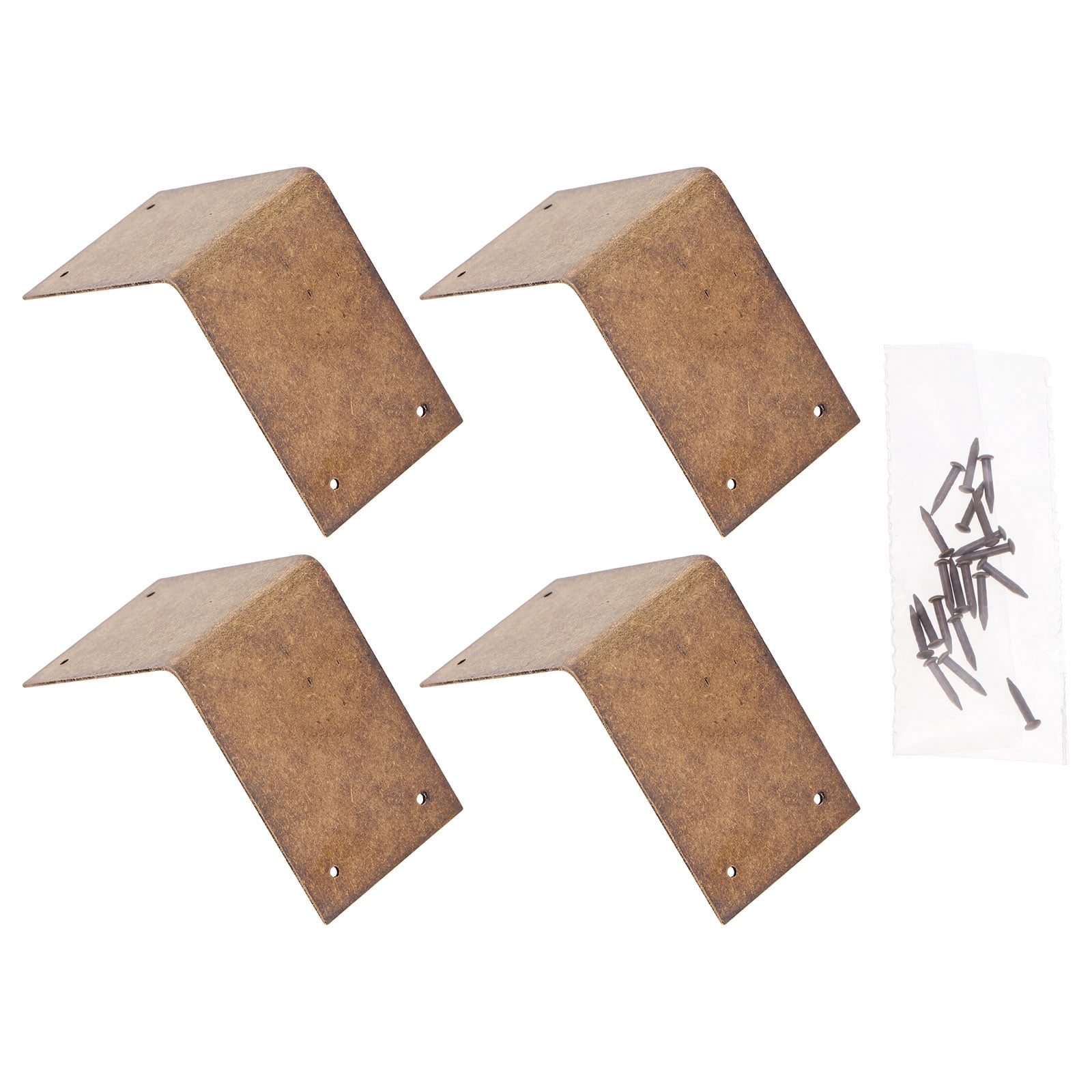 GOOHOCHY Chinese Style Corner Fasteners Ancient Bronze 4Pcs 6x2.36in ...
