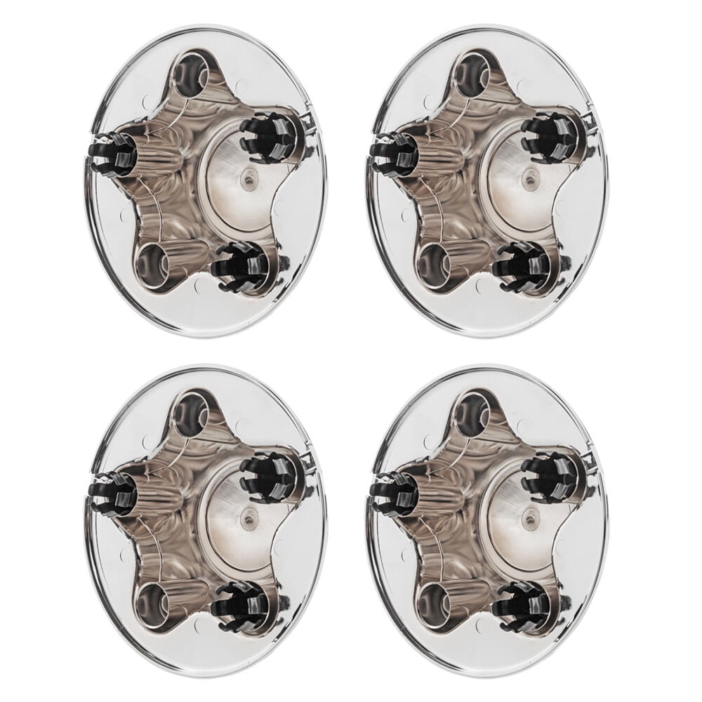 4 Pcs Chrome Wheel Center Hub Caps for 97-00 Ford F150 Expedition Alloy ...