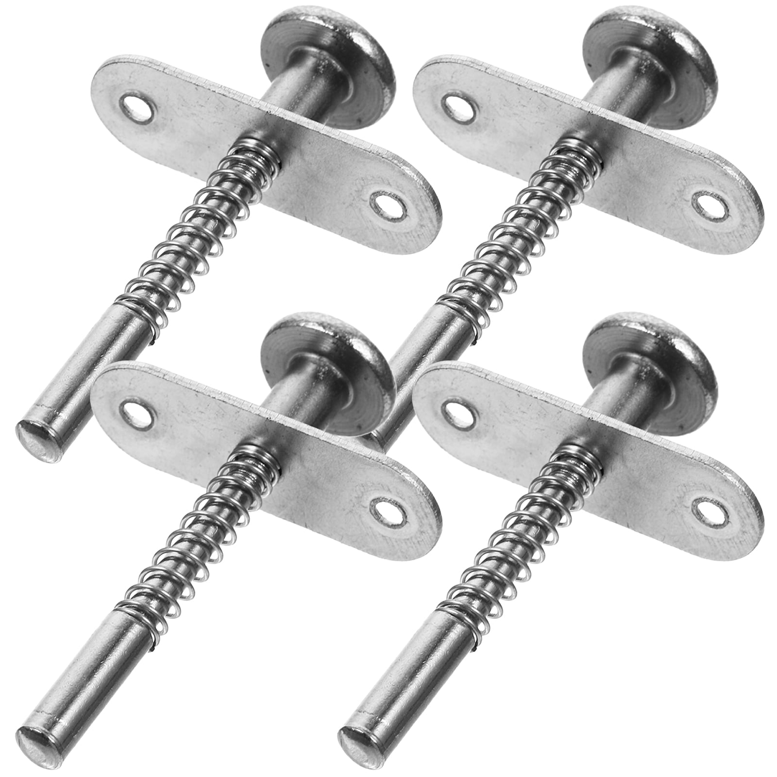 4 Pcs Clamp Gate Spring Latch Plunger Latch Spring Loaded Latches Baby ...