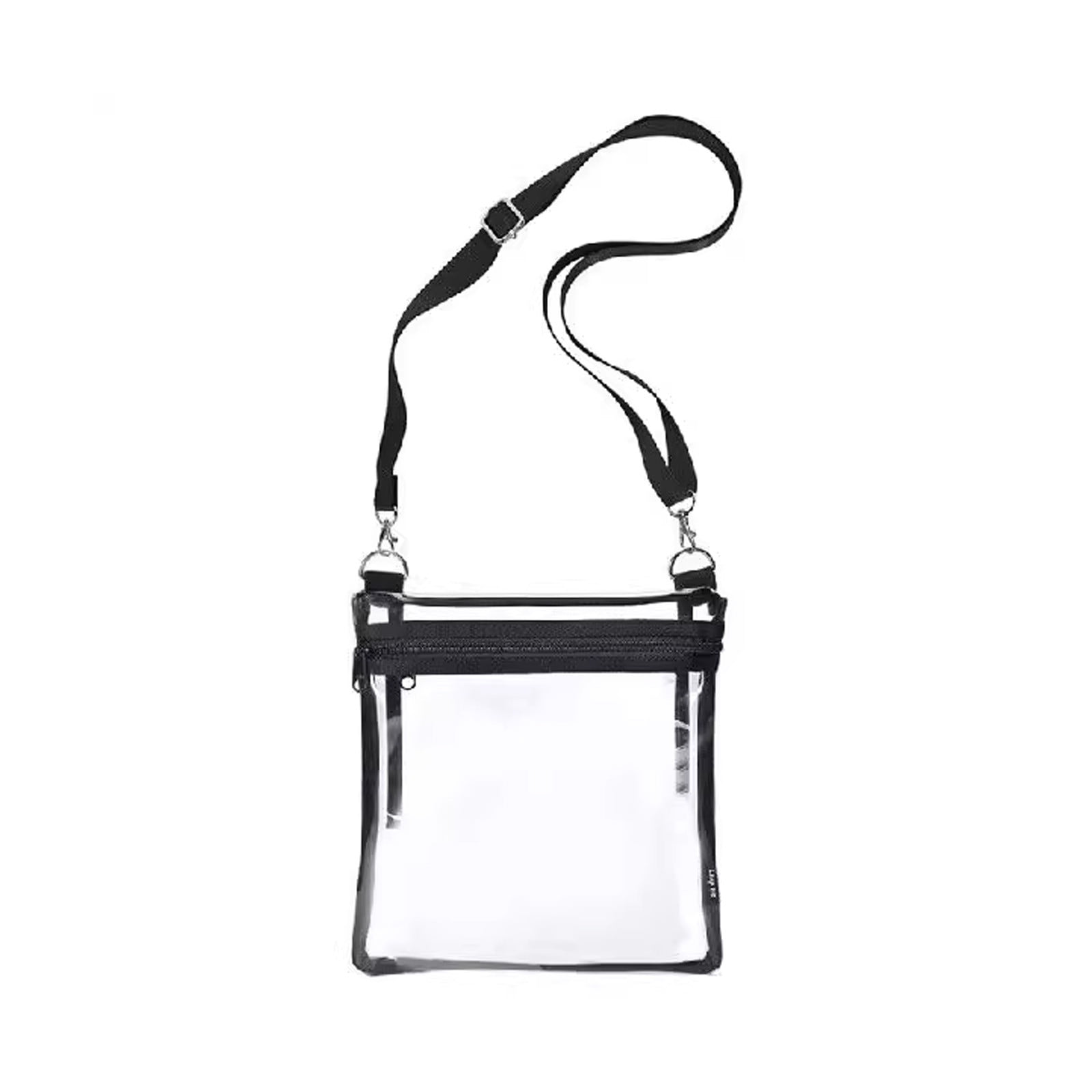 4 Pcs Clear Crossbody Bag for Concerts & Stadiums Adjustable Shoulder ...
