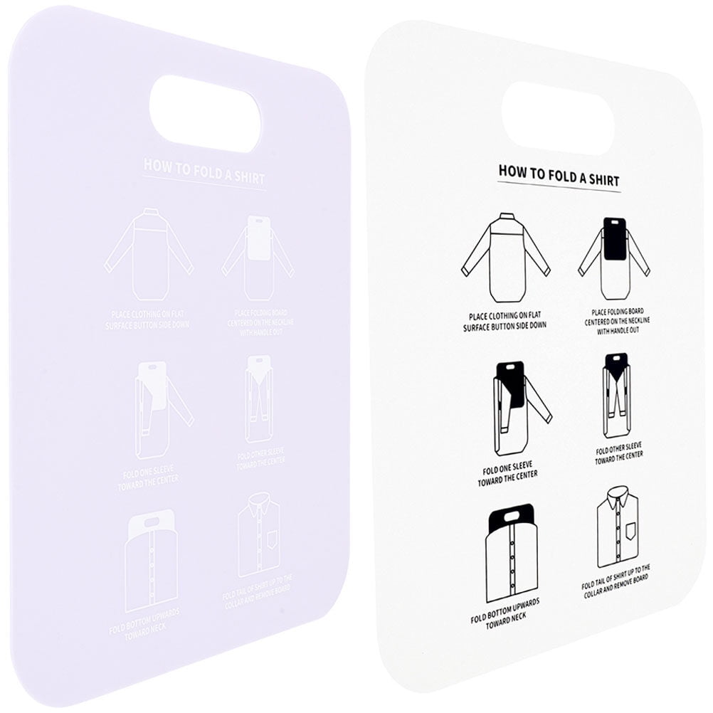 MERRYHAPY Anti-Wrinkle Shirt Folding Board Multi for Closet and Drawer ...