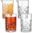 4 Pcs Cocktail Mixing Glass 24 oz Cocktail Stirring Glasses Crystal ...