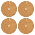 4 Pcs Coconut Shell Mulch Mats To Promote Plant Growth, Plant Mulch ...