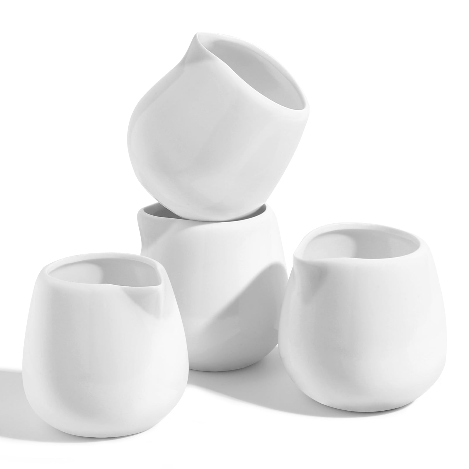 4 Pcs Coffee Creamer Whip Cream Dispensers Creamer Dispenser Ceramic ...