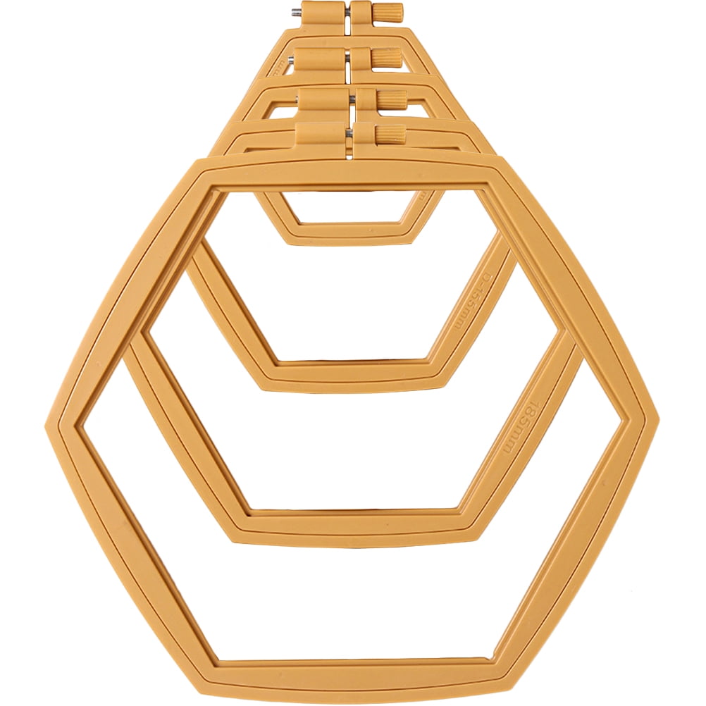 Reusable Embroidery Hoops Set of 4 Adjustable Craft Sewing Circles for ...