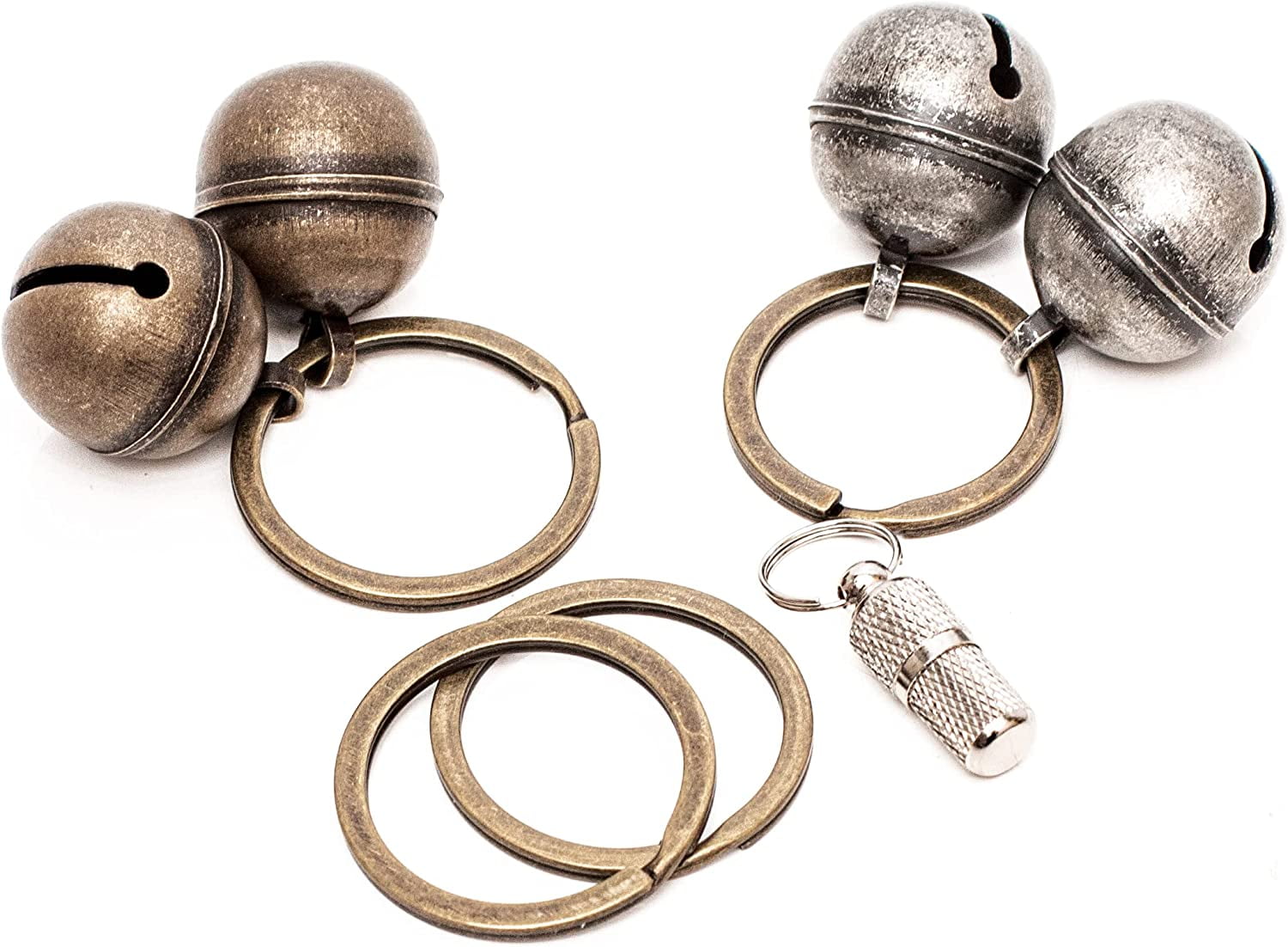 4 Pcs Combo Cat and Dog Collar Bells, Pet Tracker, Round Two-Color ...