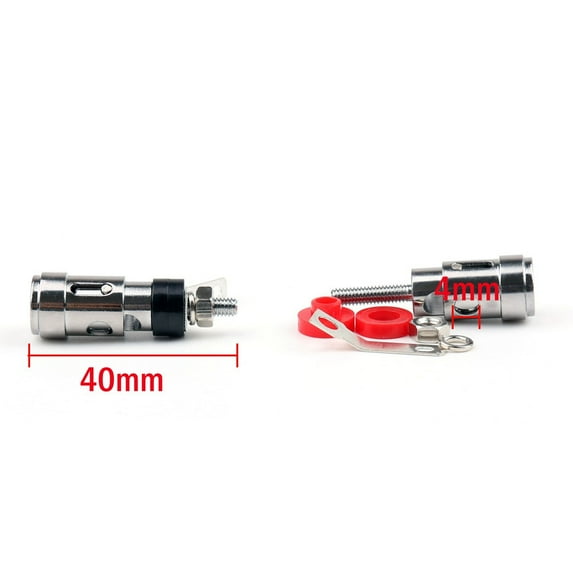 4 Pcs Copper Speaker Binding Posts Spring Loaded Subwoofer Terminal ...