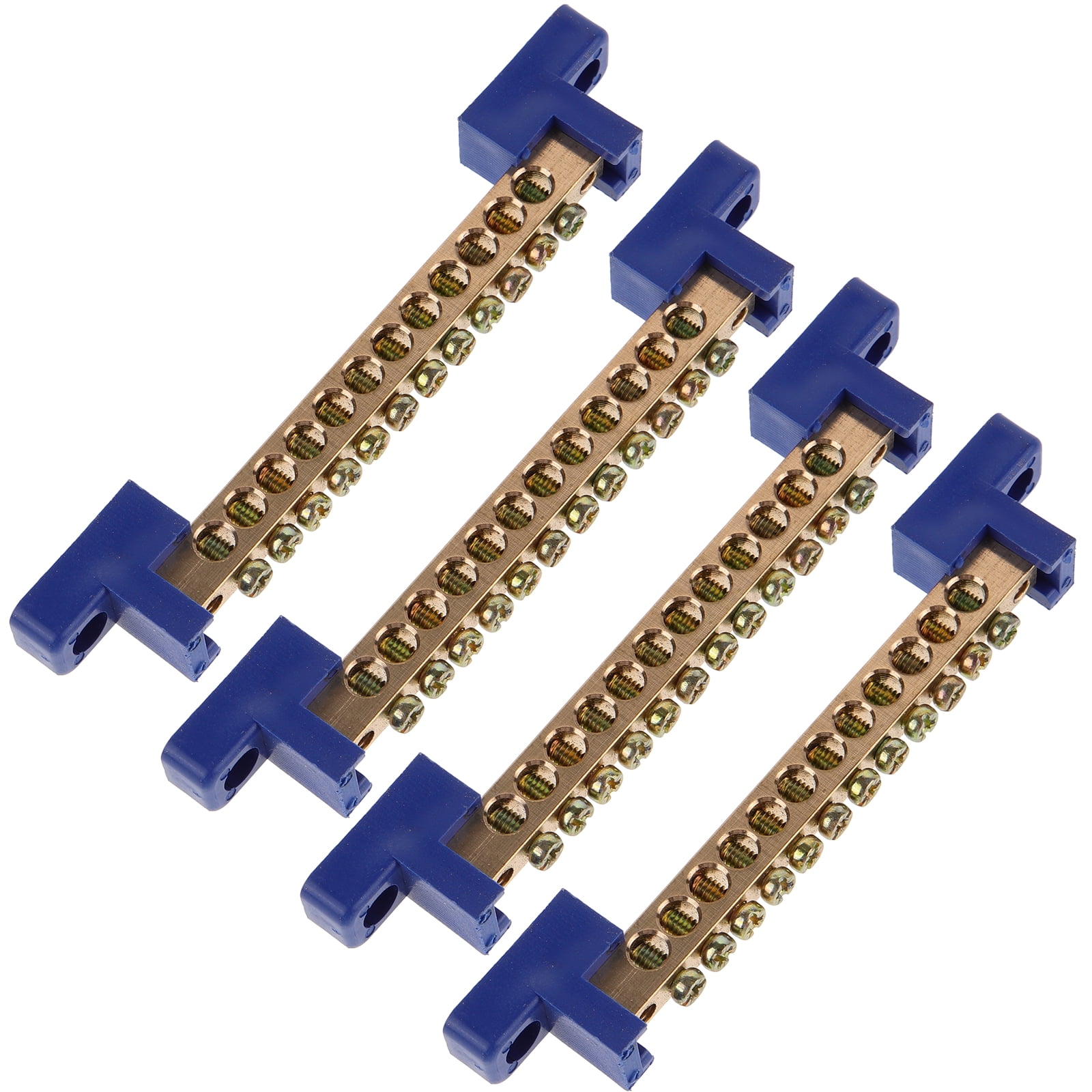 4 Pcs Copper Terminal Terminals Bus Bar Copper Ground Bar Ground Bar ...