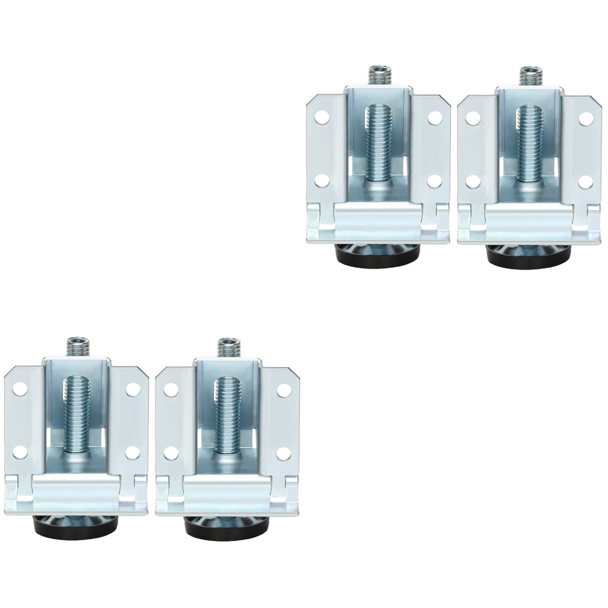 4 Pcs Corner Bracket Leveler Cabinet Leveling Feet Adjustable Heavy ...