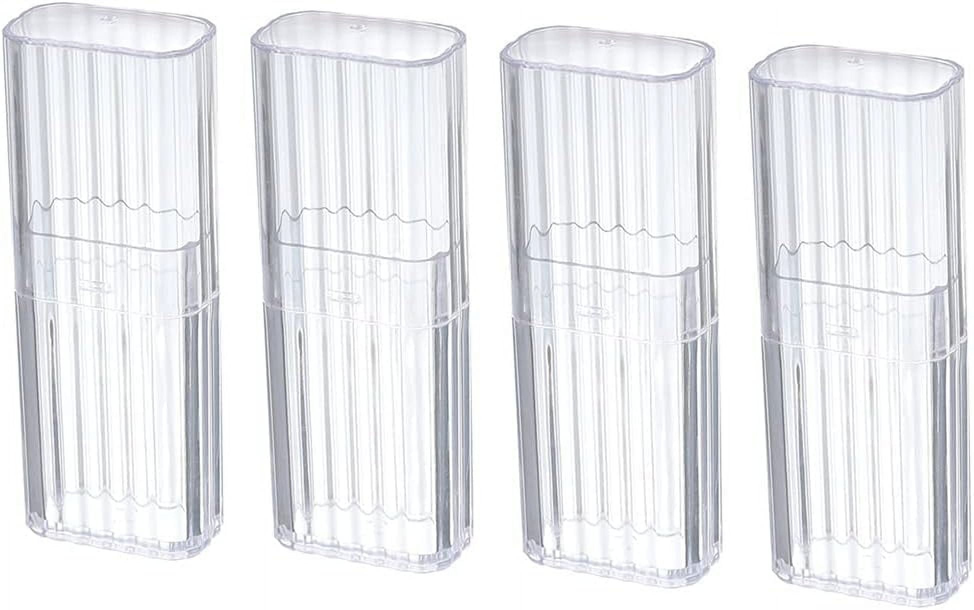 4 Pcs Cotton Swab Holder for Travel Mini Travel Swab Case Cotton Swab ...